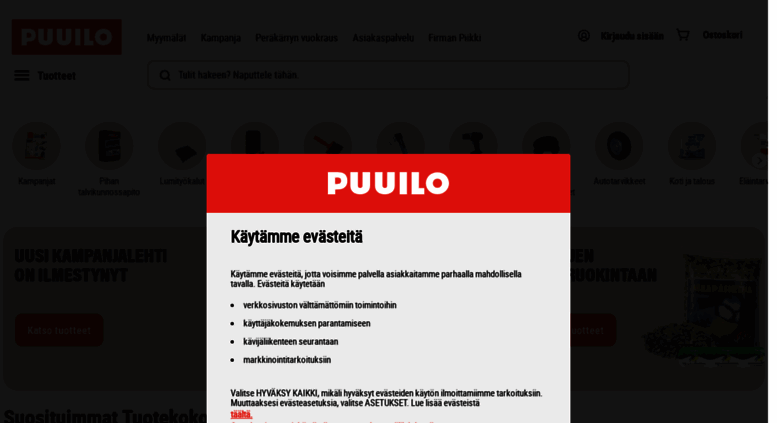 Access puuilo.fi. Kaikki rakentamiseen, autotarvikkeet, työkalut ...