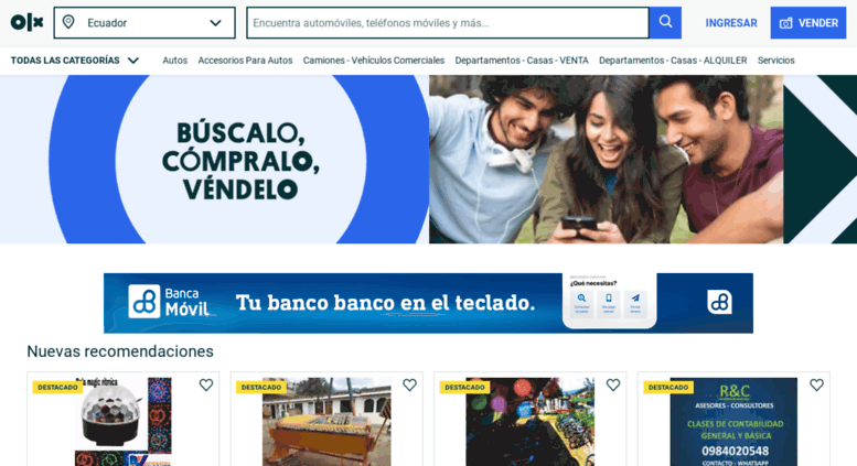Access quito.olx.com.ec. El líder en anuncios clasificados - Busca ...