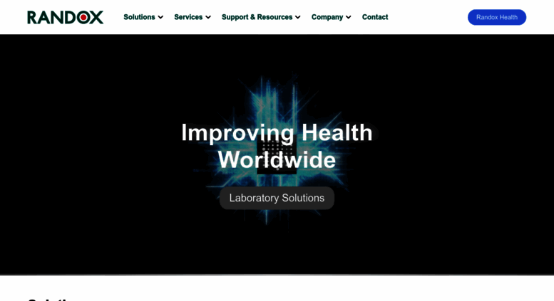 Access randox.com. Randox | Global Healthcare