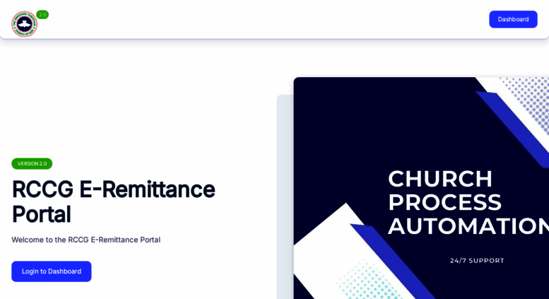 Access rccgportal.org. RCCG PORTAL