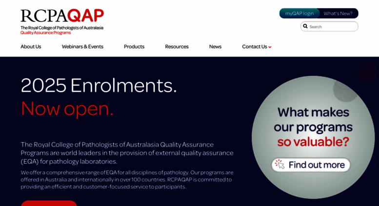 Access rcpaqap.com.au. RCPAQAP - Welcome to RCPA Quality Assurance ...