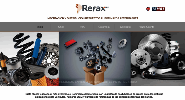 Access refax.cl. Inicio | Grupo Refax