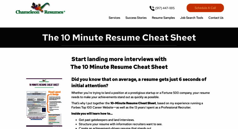 Resume Cheat Sheet