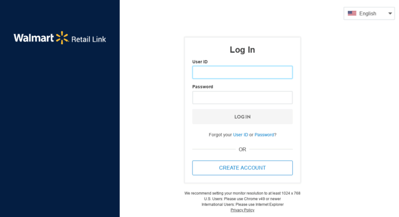 Access retaillink.wal-mart.com. Retail Link
