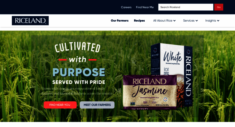 Access riceland.com. Riceland Foods
