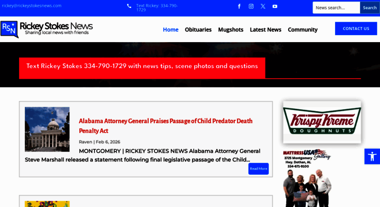 Access rickeystokesnews.com. Welcome To RickeyStokesNews.com ...