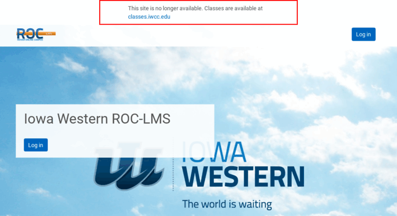 Access roclms.iwcc.edu. Iowa Western ROC-LMS