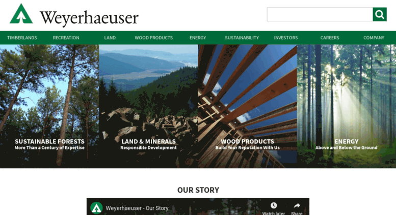 Access roots.weyerhaeuser.com. Home :: Weyerhaeuser