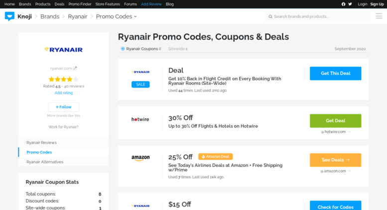 Access ryanair.bluepromocode.com. Ryanair Promo Codes | 60% Off in ...