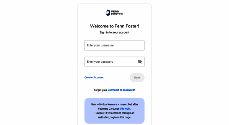Access s-my.pennfoster.com. Sign In/Sign Up