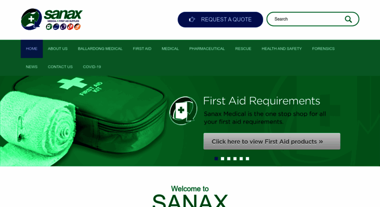 Access sanaxmedical.com.au. Sanax Medical