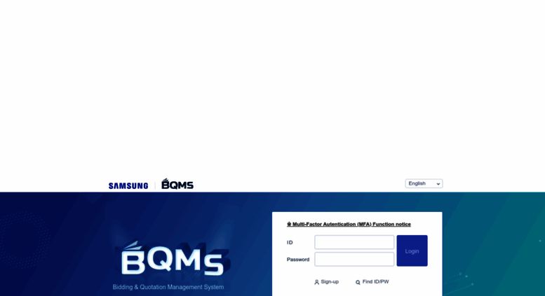Access sec-bqms.com. Login | BQMS