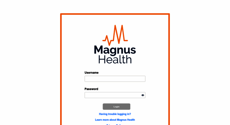 Access secure.magnushealthportal.com. Login to Magnus Health | MyMagnus.com