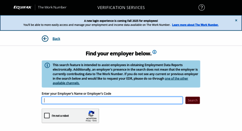 Access secure.theworknumber.com.