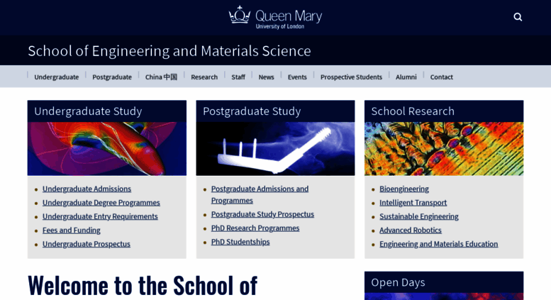 Access sems.qmul.ac.uk. QMUL School of Engineering and Materials Science