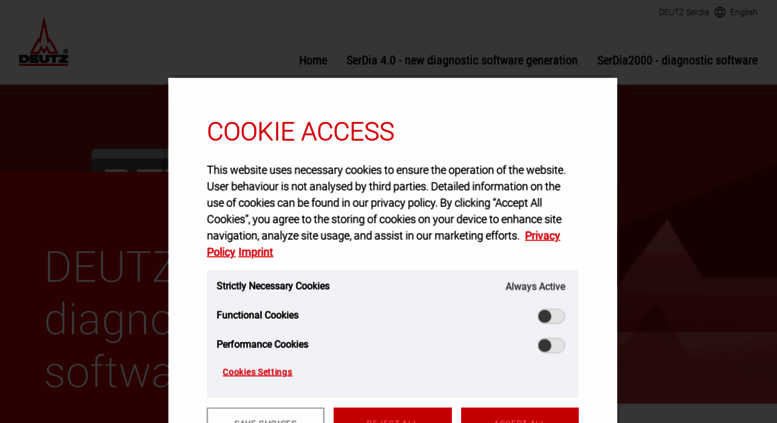 Access serdia.deutz.com. DEUTZ-Serdia