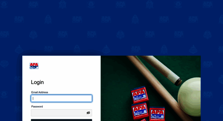 Access services.poolplayers.com. APA Services Login
