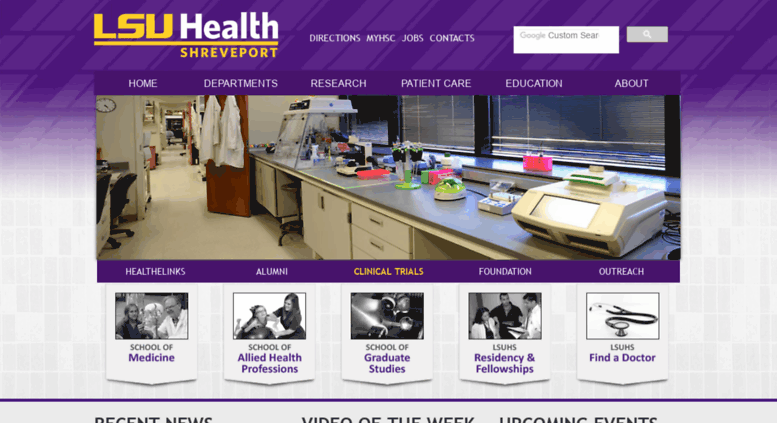 Access sh.lsuhsc.edu. Louisiana State University Health Sciences Center ...