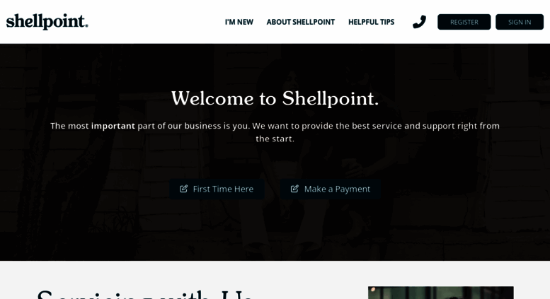 Access shellpointmtg.com. Shellpoint Mortgage Servicing