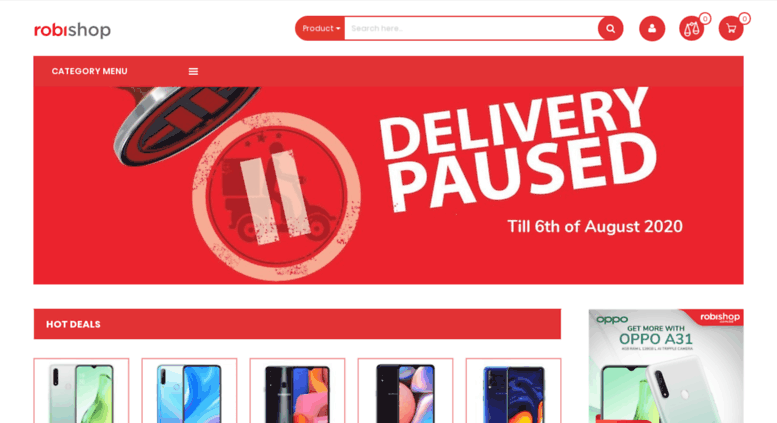 Access shop.robi.com.bd. Robishop