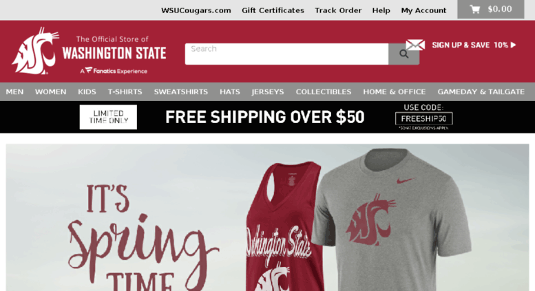 Access shop.wsucougars.com. Washington State Cougars Apparel, WSU ...