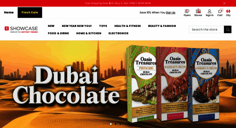 Access shopatshowcase.com. Showcase • Showcase - Home Of The Hottest Trends