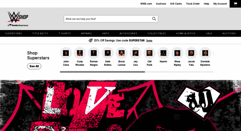 Access shopzone.wwe.com. WWE Shop | The Official Source for WWE ...