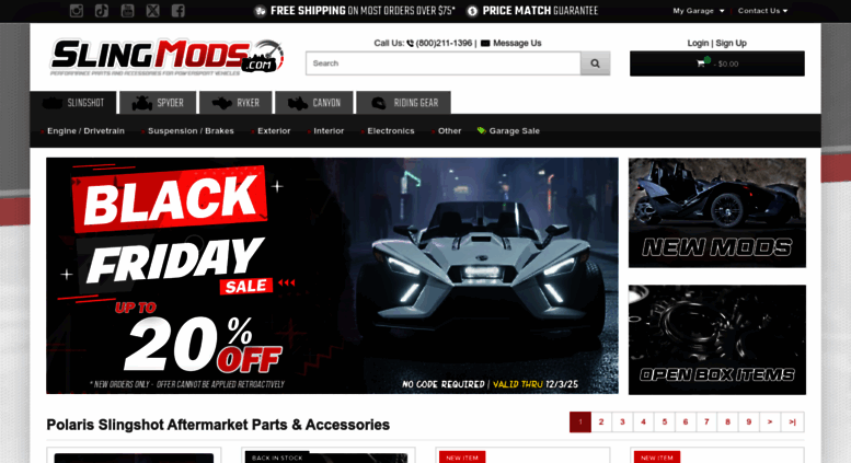 Access slingmods.com. Polaris Slingshot Aftermarket Parts & Accessories ...