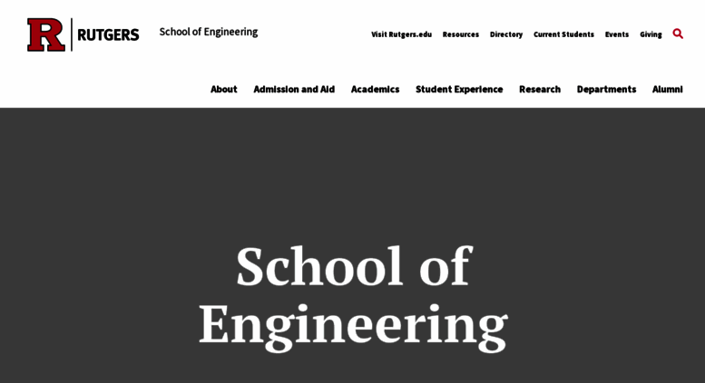 Access soe.rutgers.edu. Rutgers University School of Engineering