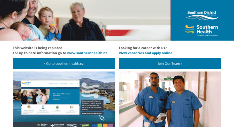 Access southerndhb.govt.nz. Southern District Health Board - Southern DHB