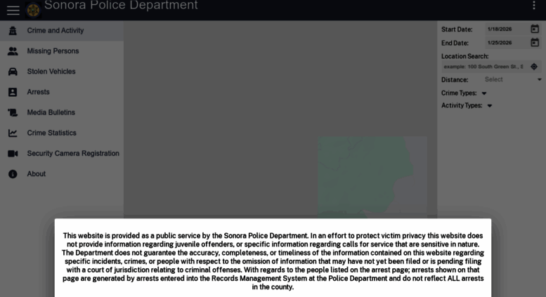 Access spd.crimegraphics.com. CrimeGraphics.com