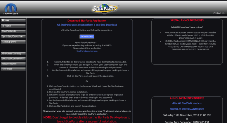 Access starparts.chrysler.com. IHS - DCX