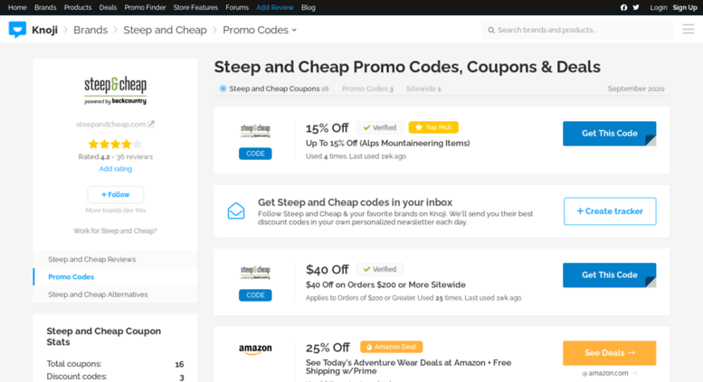 Access steepandcheap.bluepromocode.com. 60% Off Steep and Cheap Promo ...