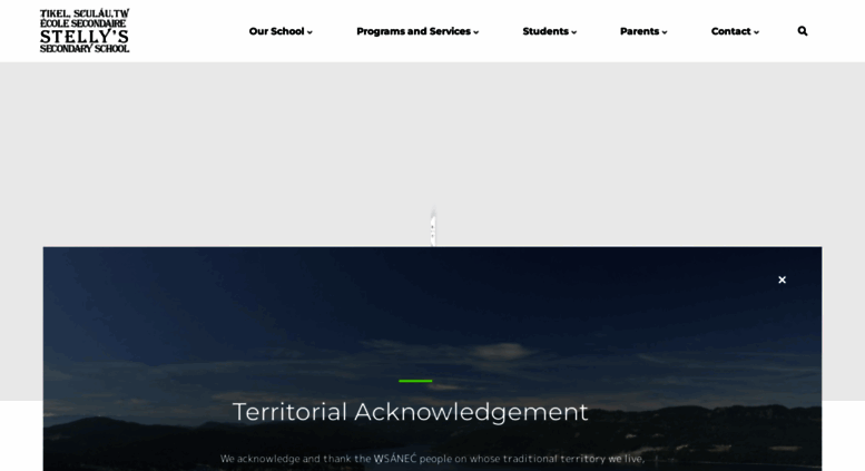 Access stellys.sd63.bc.ca. Stelly's Secondary School