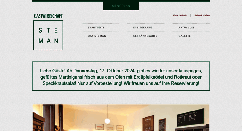 Access steman.at. Gastwirtschaft STEMAN | Traditionelle Wiener Küche