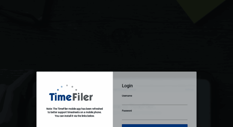 Access stjohn.timefiler.com. TimeFiler