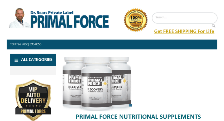 Access store.primalforce.net. Dr. Sears | Primal Force | Nutritional ...