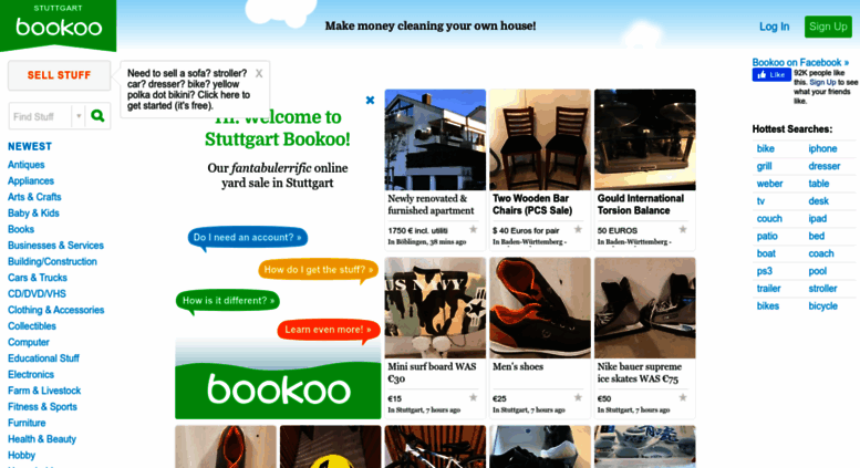 Access stuttgart.bookoo.com. Stuttgart bookoo - Buy and sell with your ...