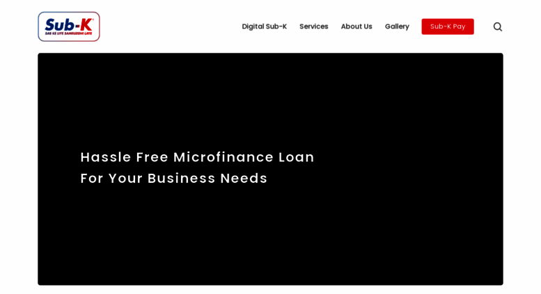 Access subk.co.in. Sub-K - Providing Micro loans and Payment services ...