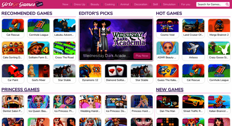 Girlsgogames Games Online