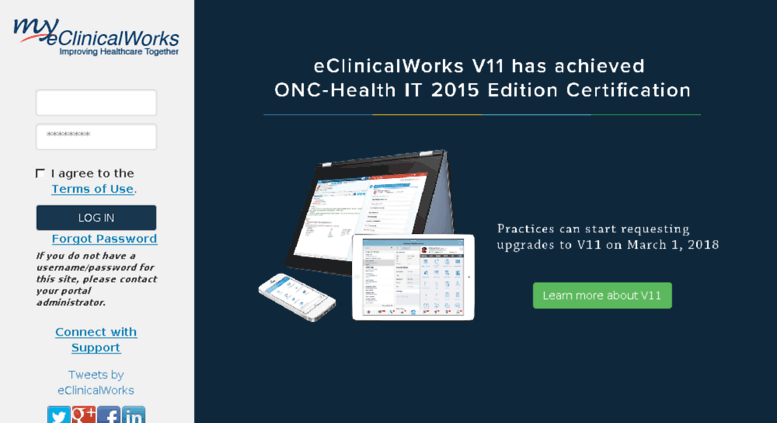 Access support.eclinicalworks.com. My eClinicalWorks
