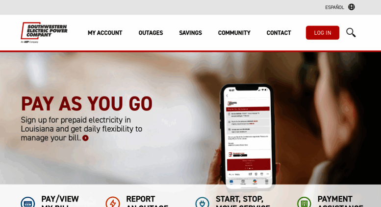 Access swepco.com. Southwestern Electric Power Company