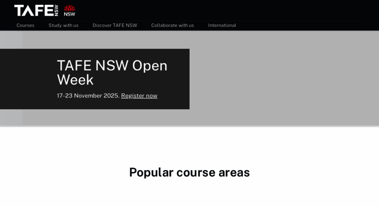Access swsi.tafensw.edu.au. Be Ambitious. Choose from Hundreds of Courses - TAFE NSW