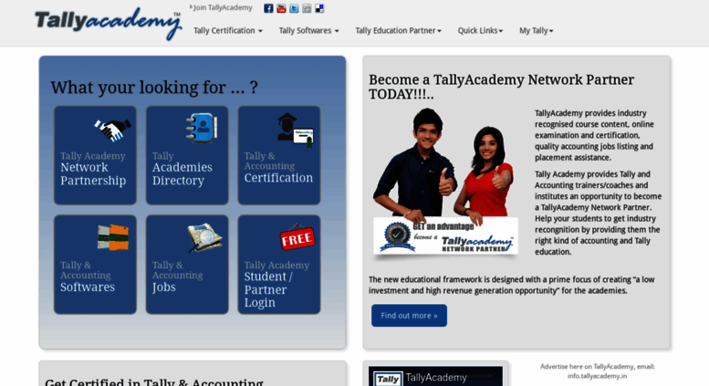 Access tallyacademy.in. Tally Academy :: Tally Education