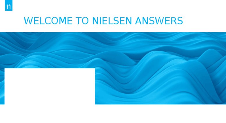 Access tapweb.nielsen.com. Nielsen Answers Login