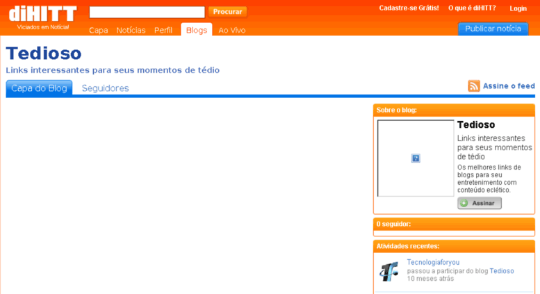 Access tedioso.dihitt.com.br. Tedioso - Links interessantes para seus ...