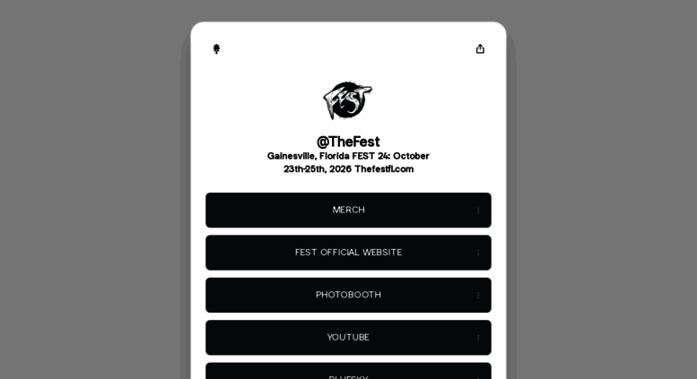 Access thefestfl.com. THE FEST 19 - October 29-31, 2021 - Gainesville, FL