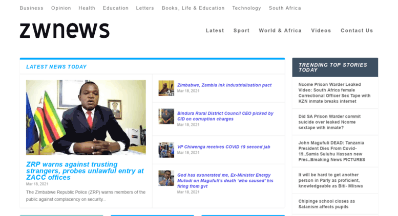 Access thetelescopenews.com. ZIM NEWS | ZwNews | LATEST ZIMBABWE NEWS ...