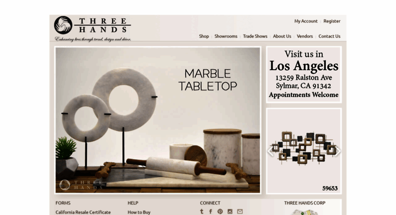 Access threehands.com. Three Hands - Home Decor, Wall Decor, Modern ...