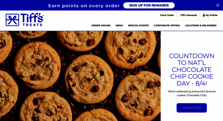 Access tiffstreats.com. Tiff's Treats Cookie Delivery: Warm, Fresh ...